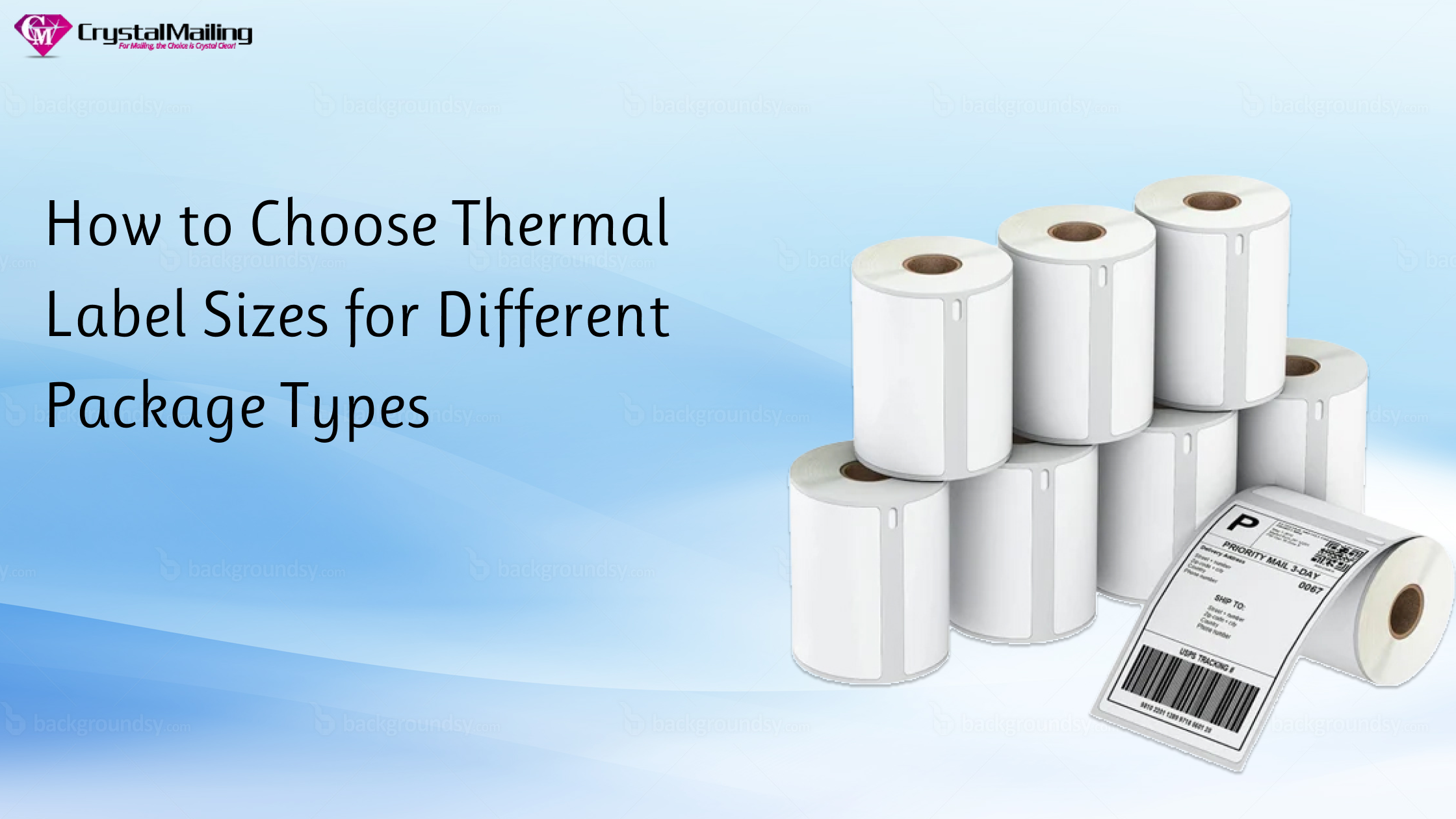 How to Choose Thermal Label Sizes for Different Package Types – Crystal ...