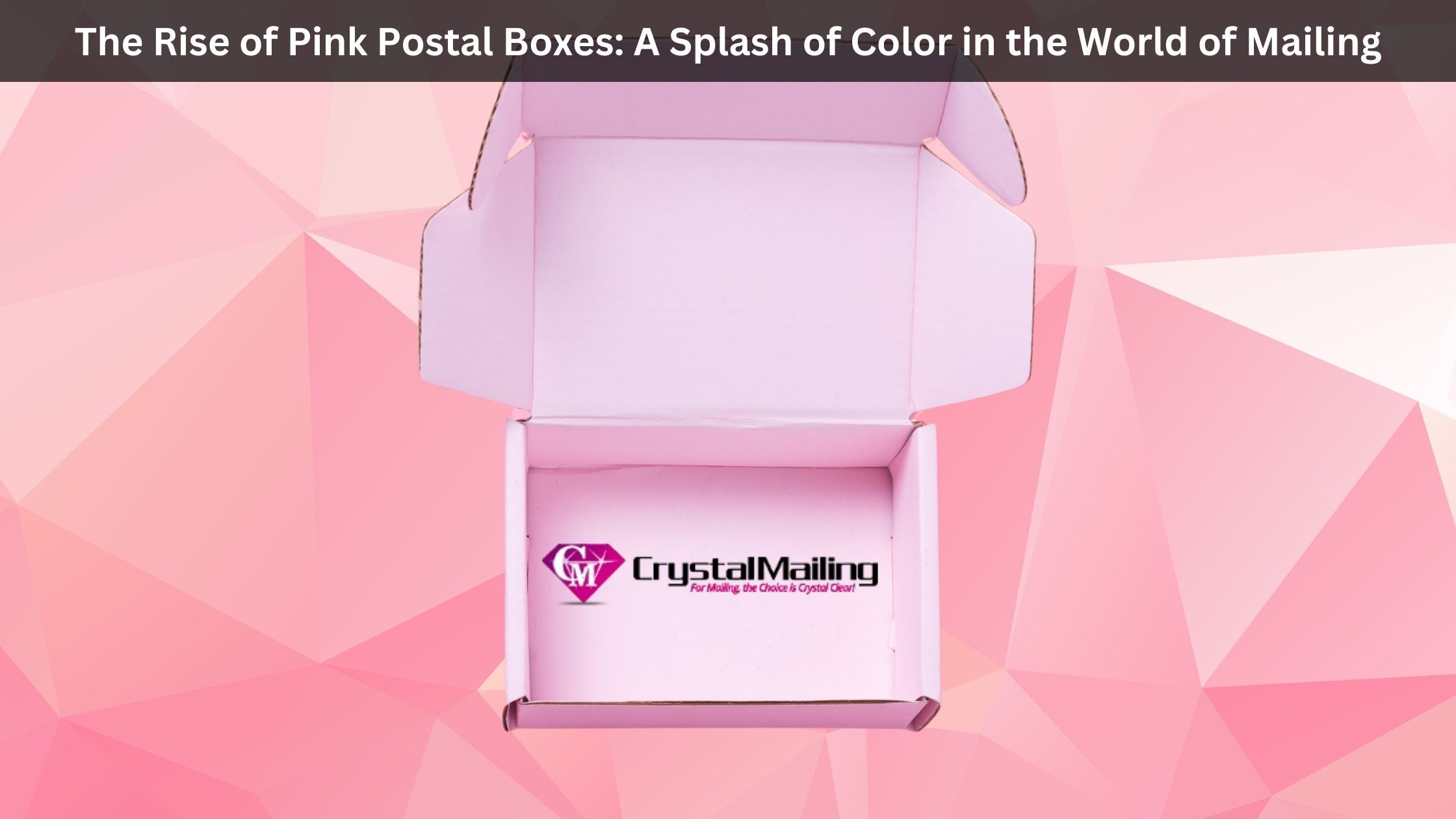 Pink Postal Boxes: Colorful Revolution in Mailing – Crystal Mailing