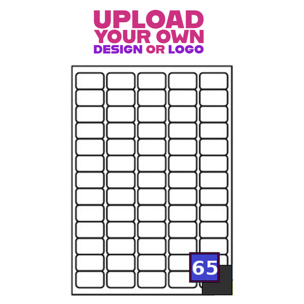 Buy Custom Rectangle Labels - 38.1 x 21.2mm Matt | Crystal Mailing