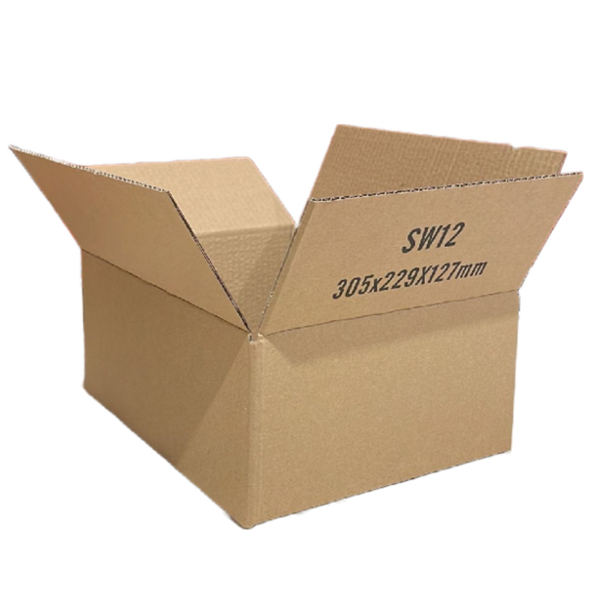 12 x 9 x 5 inch Single Wall Cardboard Boxes (SW12) – Crystal Mailing