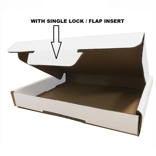 Secure C6 Large Letter Boxes: White, Strong, and Lockable – Crystal Mailing